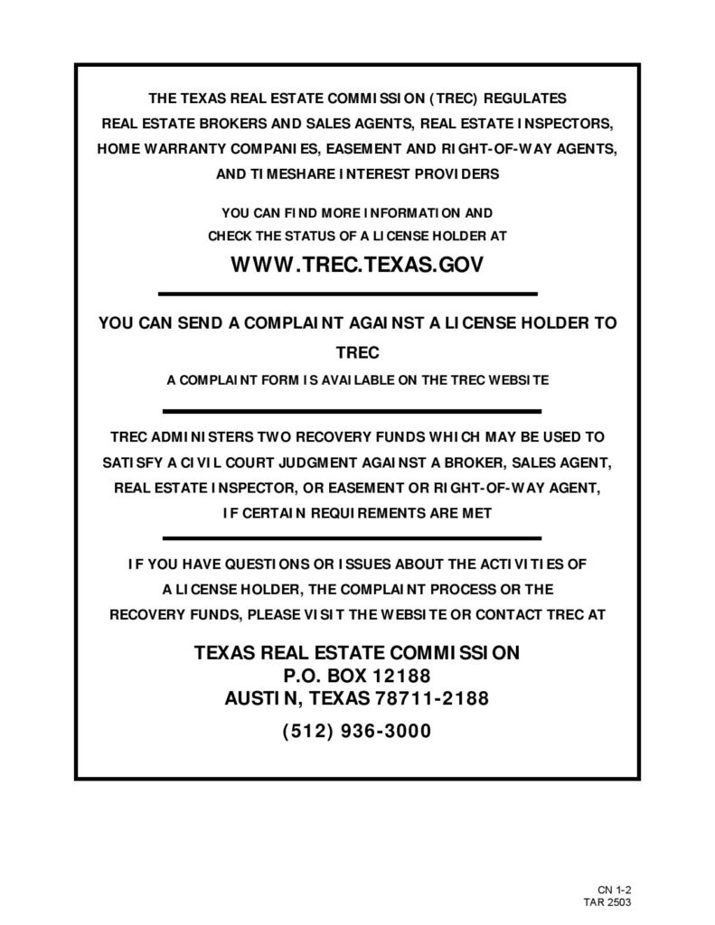 Consumer Protection Notice